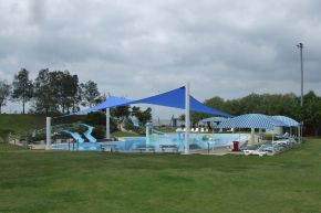 Sandgate Pool Sun Shade Sails | Sun Protection Shade Systems