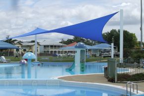 Sandgate Pool Sun Shade Sails | Sun Protection Shade Systems
