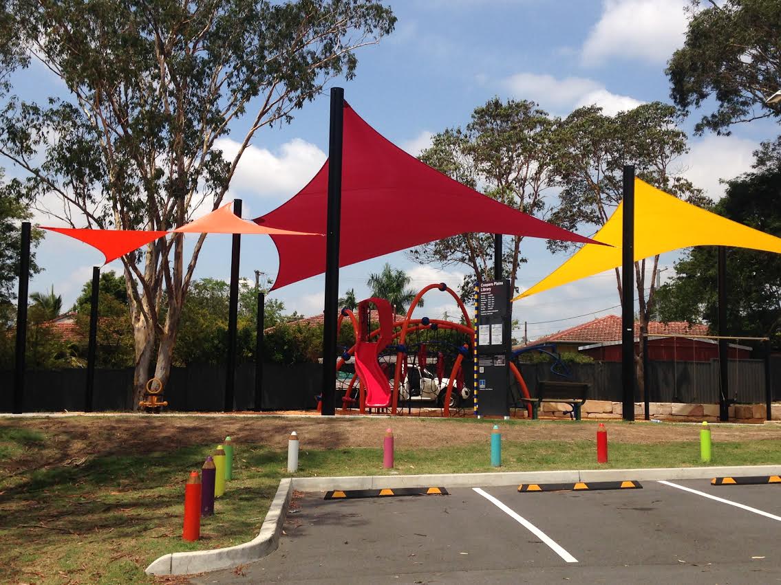 Coopers Plains Library Park Shade Sails and Shade Structures for ...