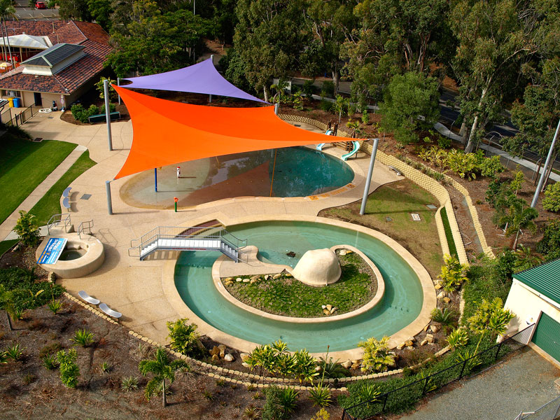 Cleveland Aquatic Centre Sun Shade Sails and shade structures