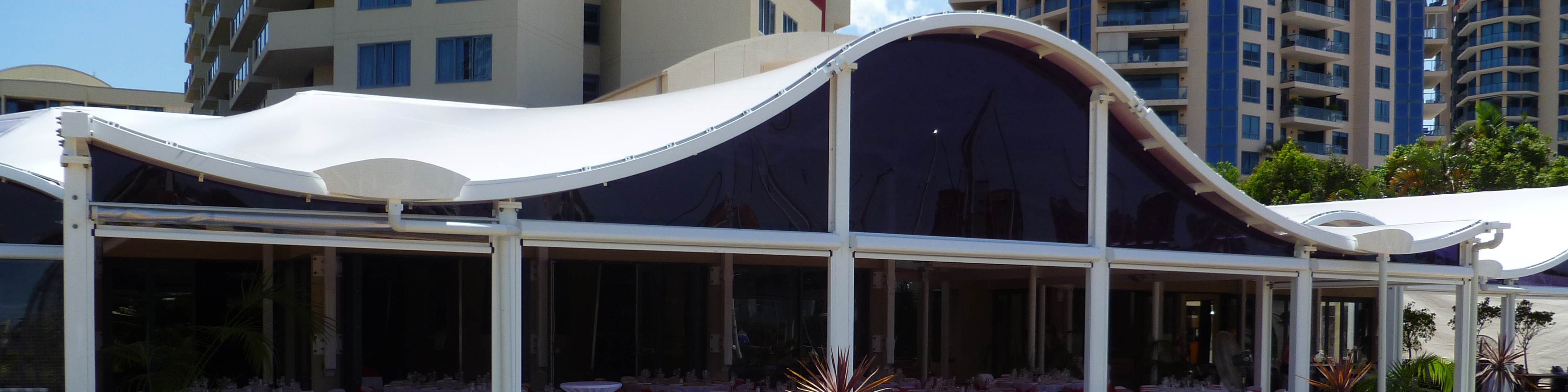 Commercial Waterproof Tension Membranes, Umbrellas and Other Tensile ...